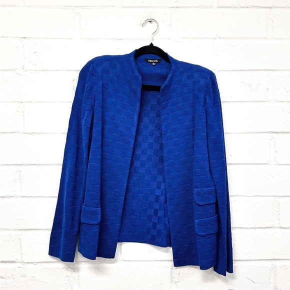 Misook | Jackets & Coats | Misook Royal Blue Open Jacket Size Small ...
